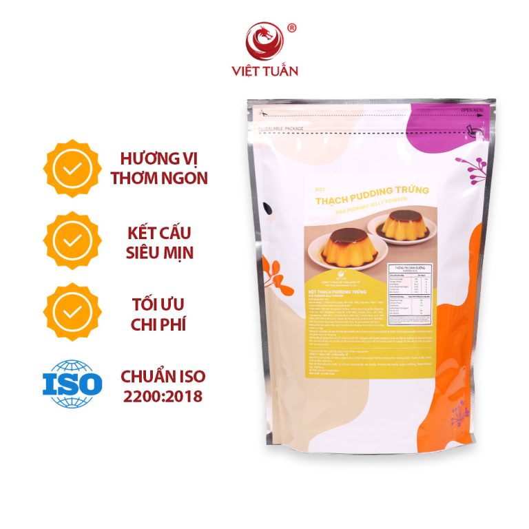 Bột Thạch Pudding Trứng Việt Tuấn 1kg